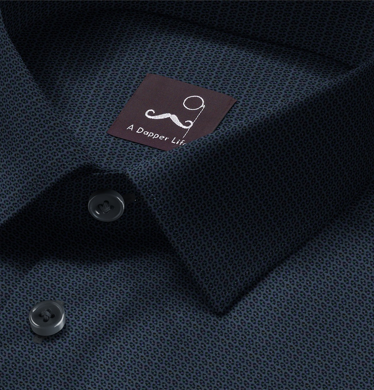 Airthreads Men's Shirt, Pure Cotton, Short Sleeve, Inkstone Mosaic ...