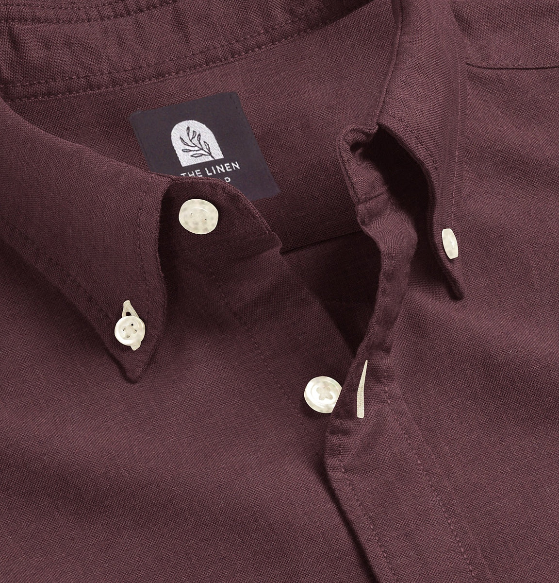 Airthreads Men's Shirt, Pure Linen, Button-Down Collar, Long Sleeve ...